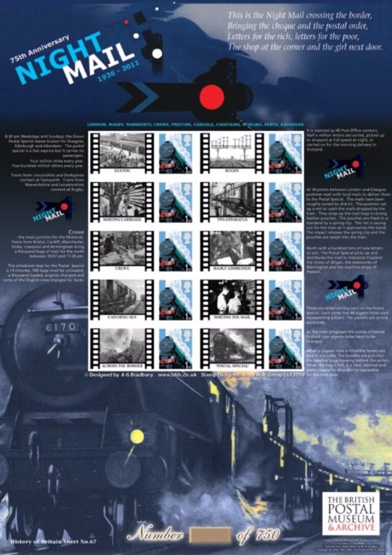 Night Mail de 1936 | Portal do Filatelista Temático