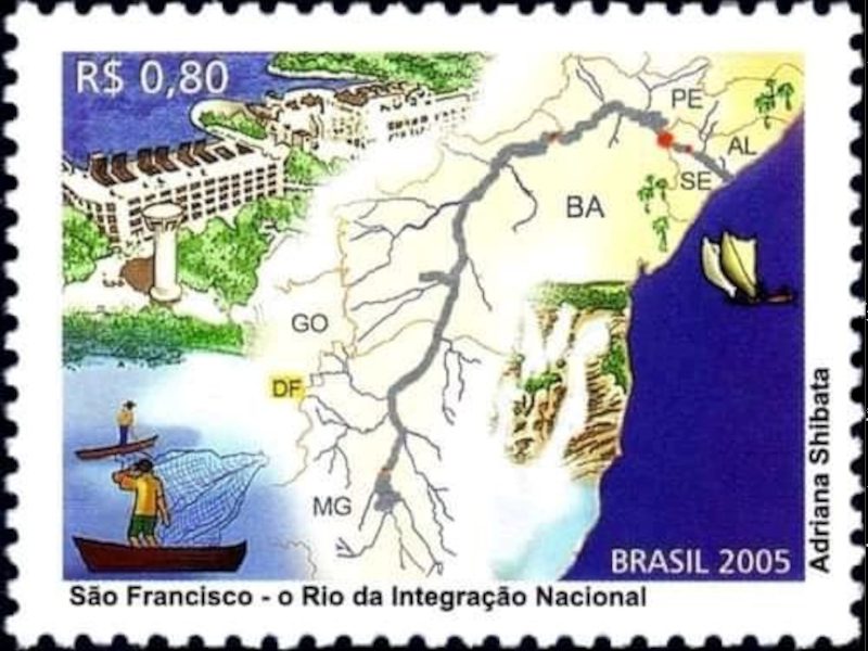 Rio São Francisco | Portal do Filatelista Temático